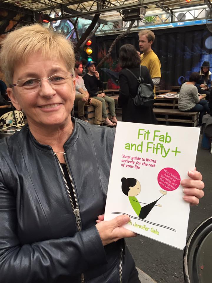 Jennifer Gale Finishes Her Book, Fit Fab and Fifty+