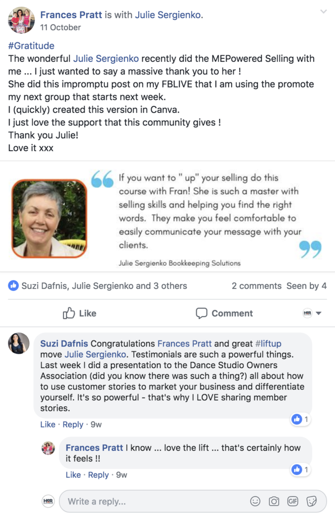 2018 Member of the Year: Frances Pratt